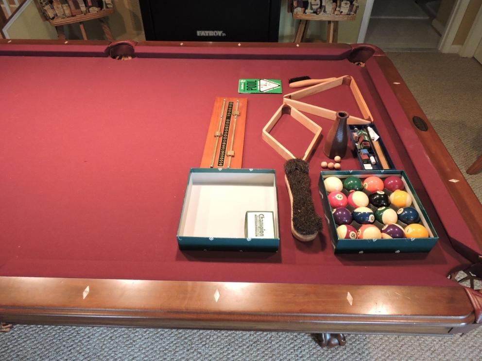 AMF Highland Series Pool Table & Accessories - ONLINE ONLY AUCTION